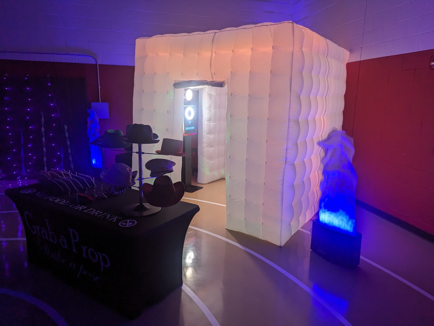 LED Flame Lights - NWI Photo Booth Rental