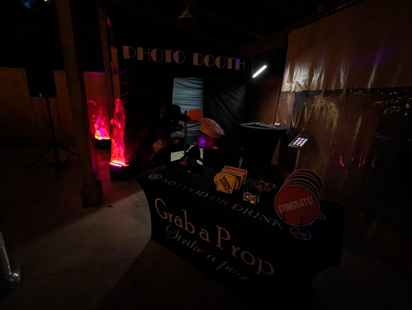 LED Flame Lights - NWI Photo Booth Rental